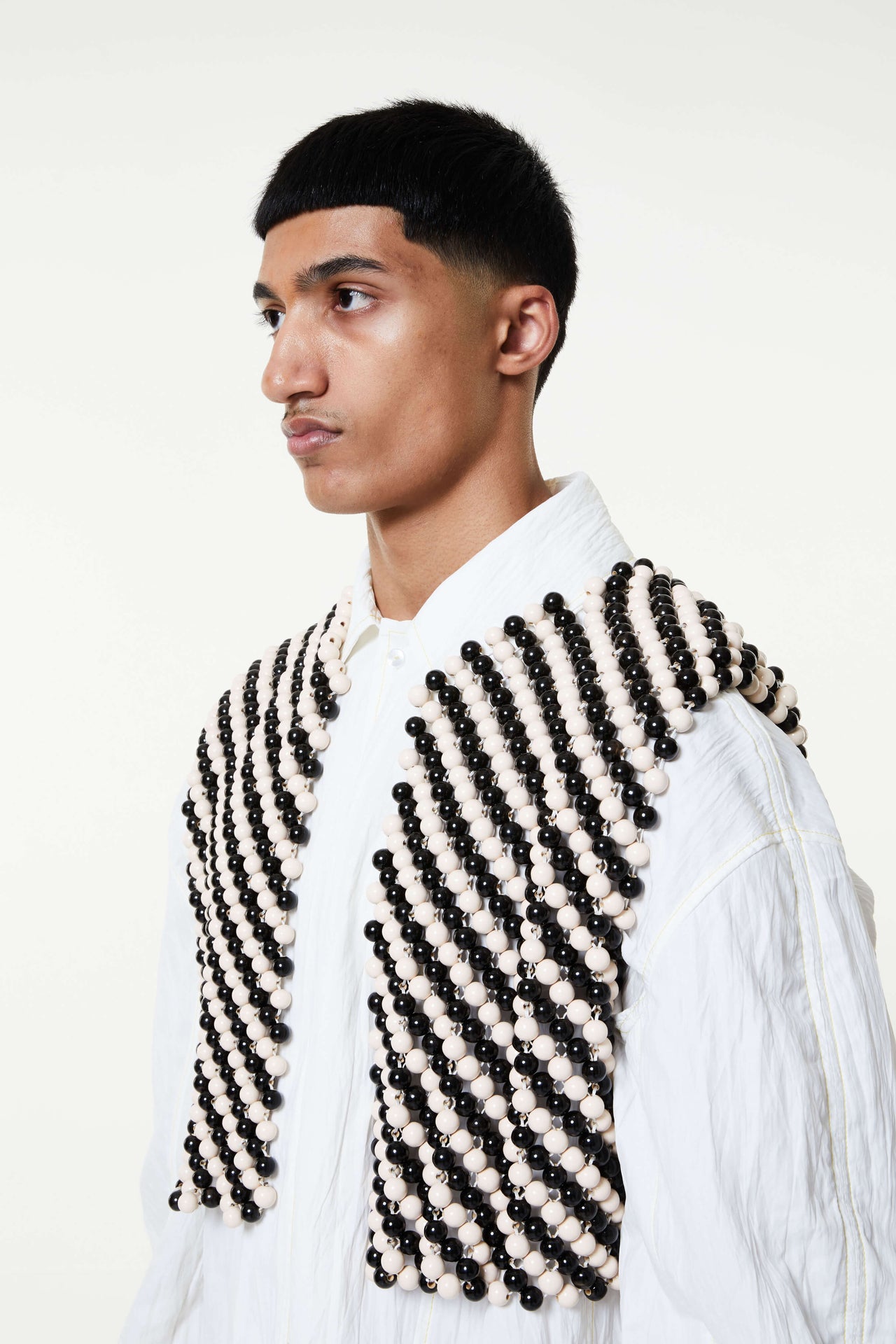 Wood Striped Vest - HARRI London | Handcrafted