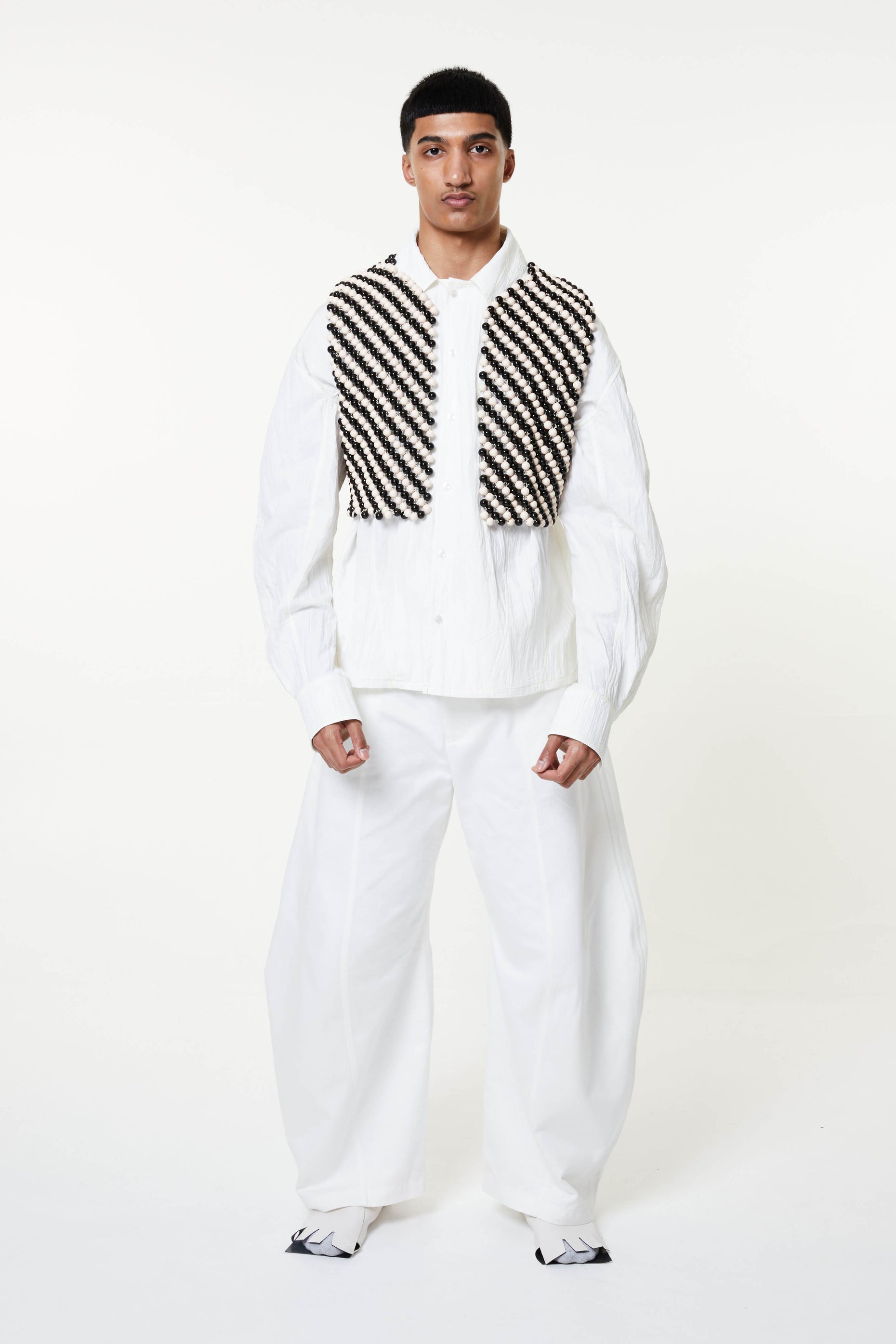 Wood Striped Vest - HARRI London | Handcrafted